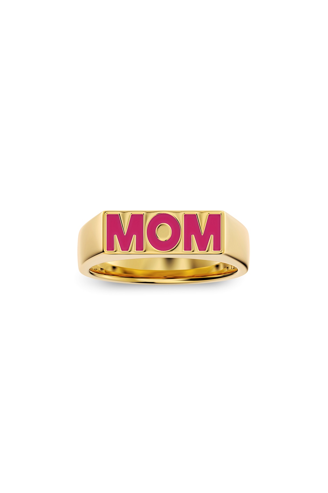 Edblad Mom Ring Hot Pink Go Gold | MQ Marqet