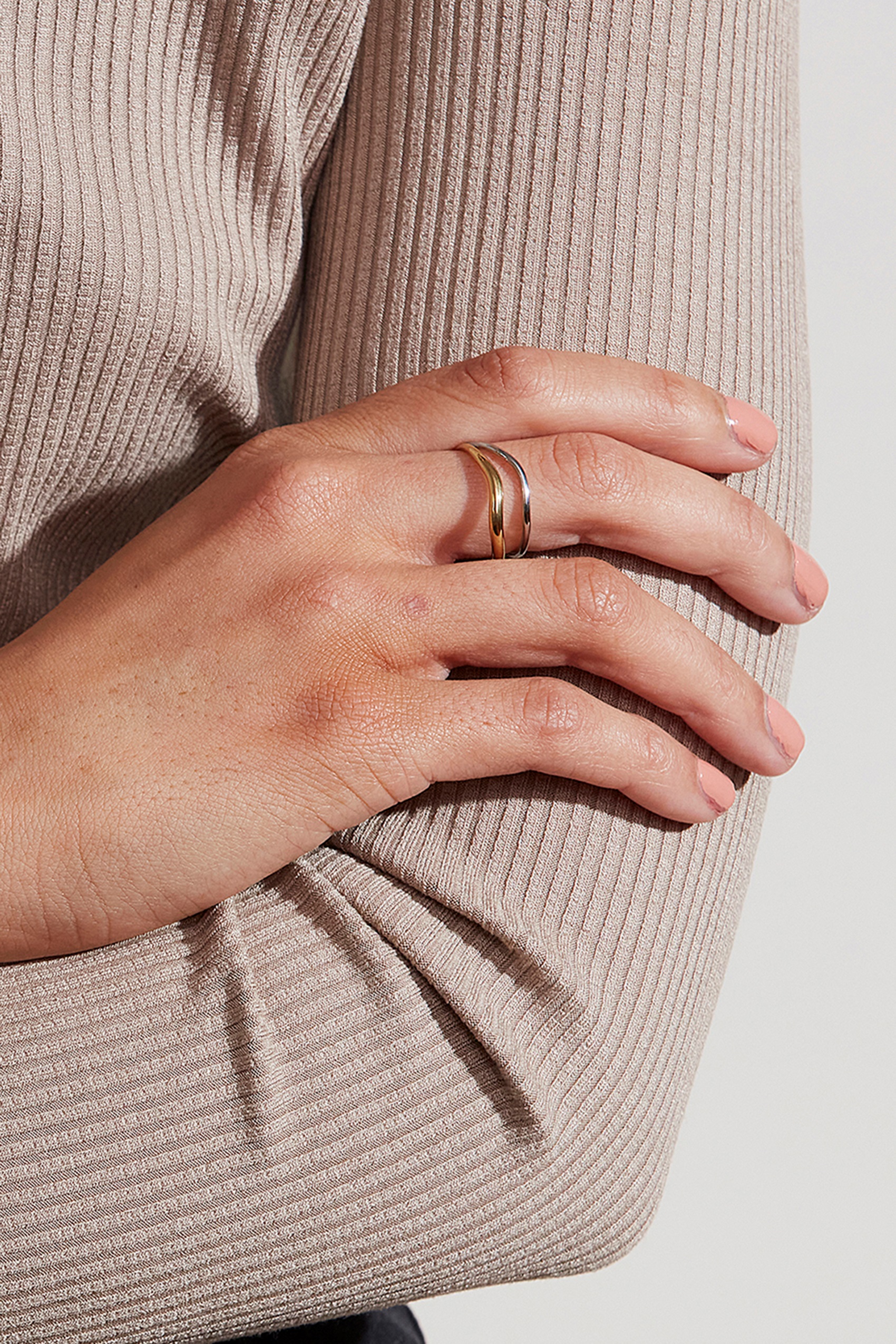 Edblad Sway Ring Gold Steel Gold | MQ Marqet