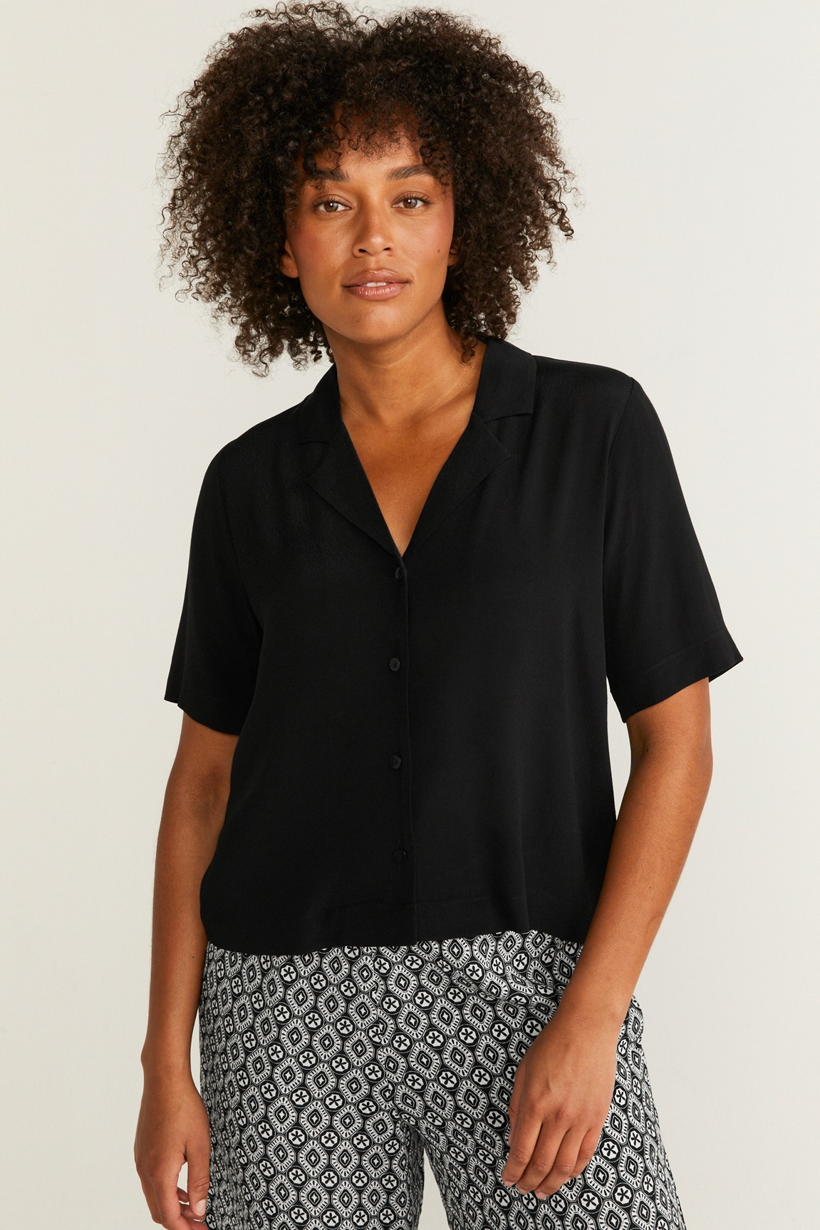 Dobber Hera Blouse Black | MQ Marqet