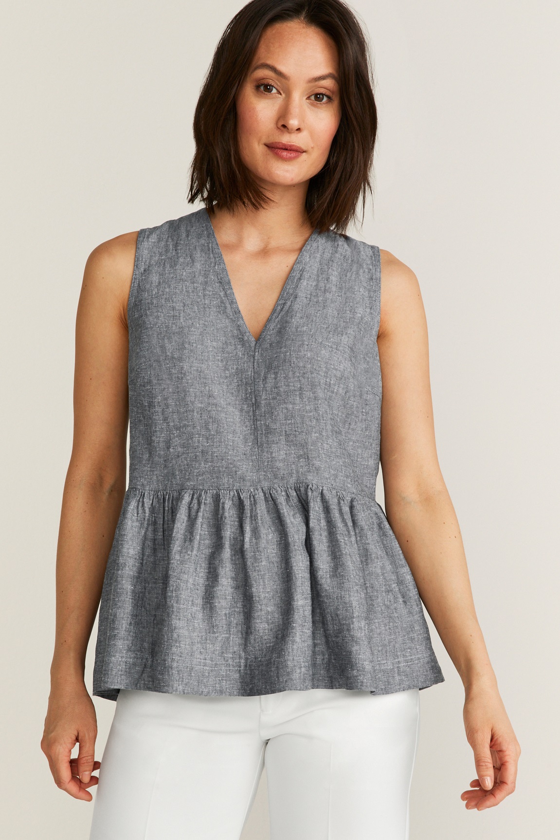 InWear Odetteiw Top Marine Blue Mel | MQ Marqet