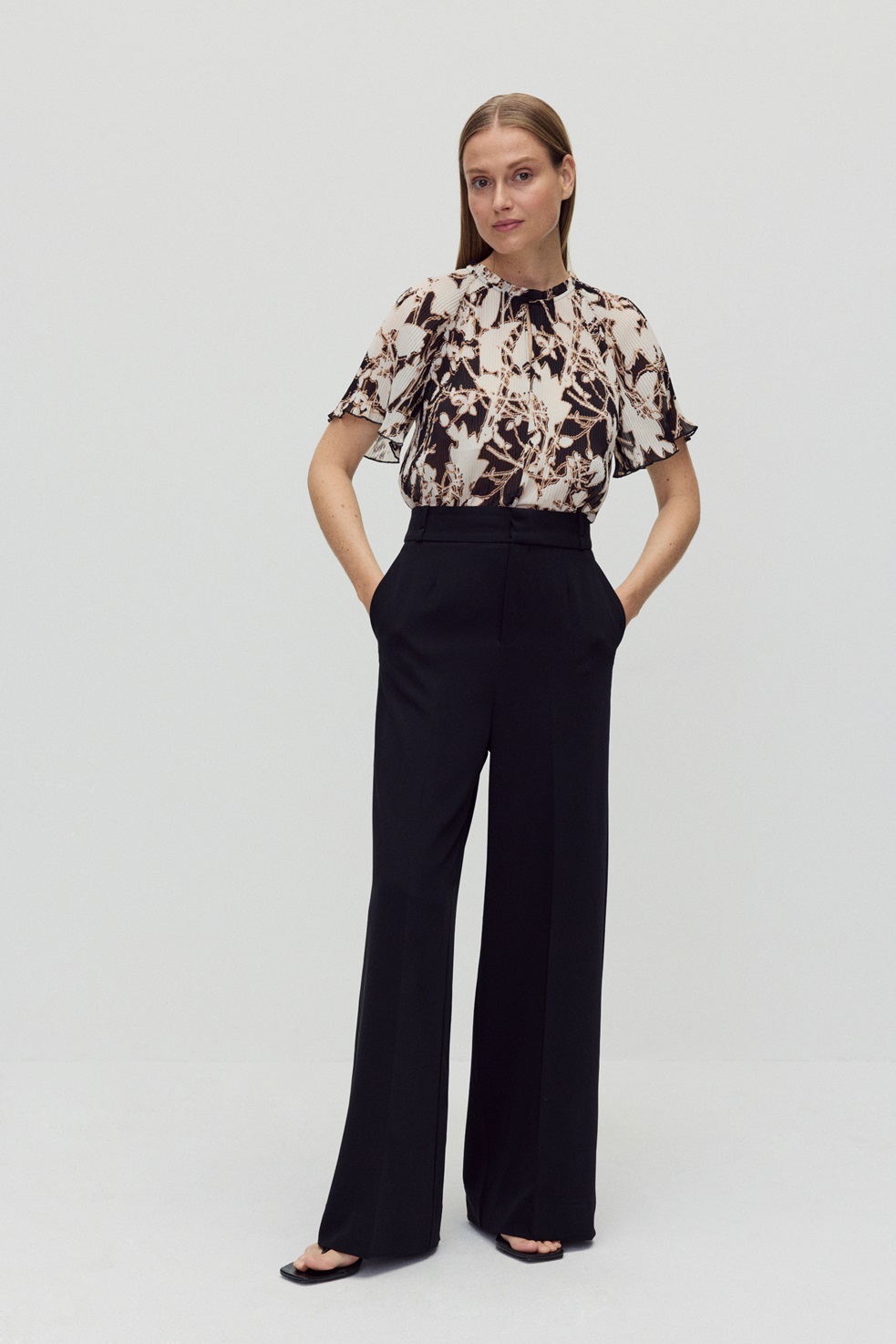 InWear Adianiw Voxwide Pant Black | MQ Marqet