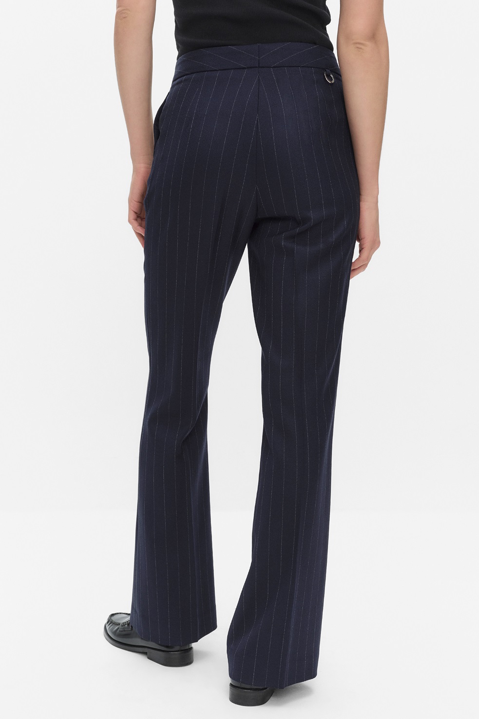 Stockh lm Carmen Trousers Navy Pinstripe | MQ Marqet
