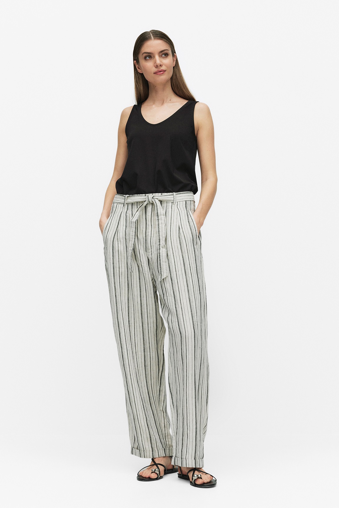 InWear Rigittaiw Pants Black Stripe | MQ Marqet