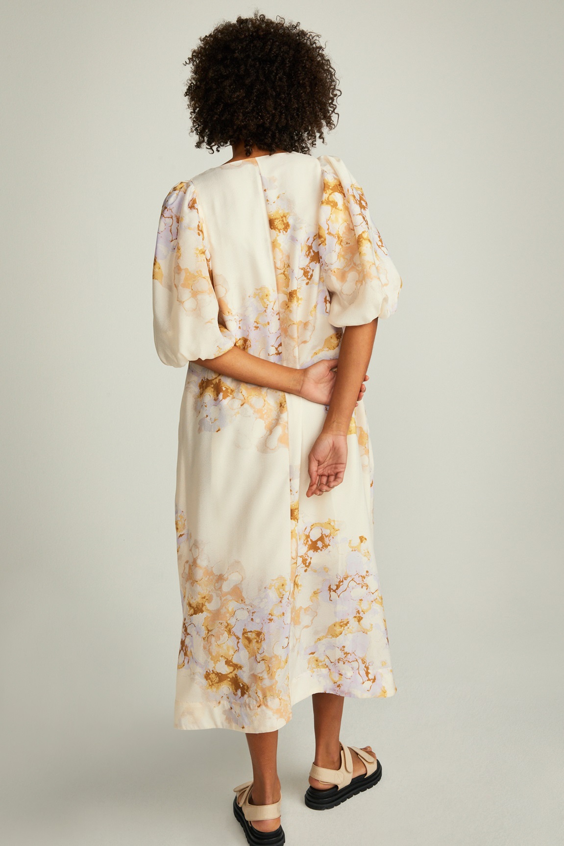Second Female Angelica Maxi Dress Pearled Ivory | MQ Marqet