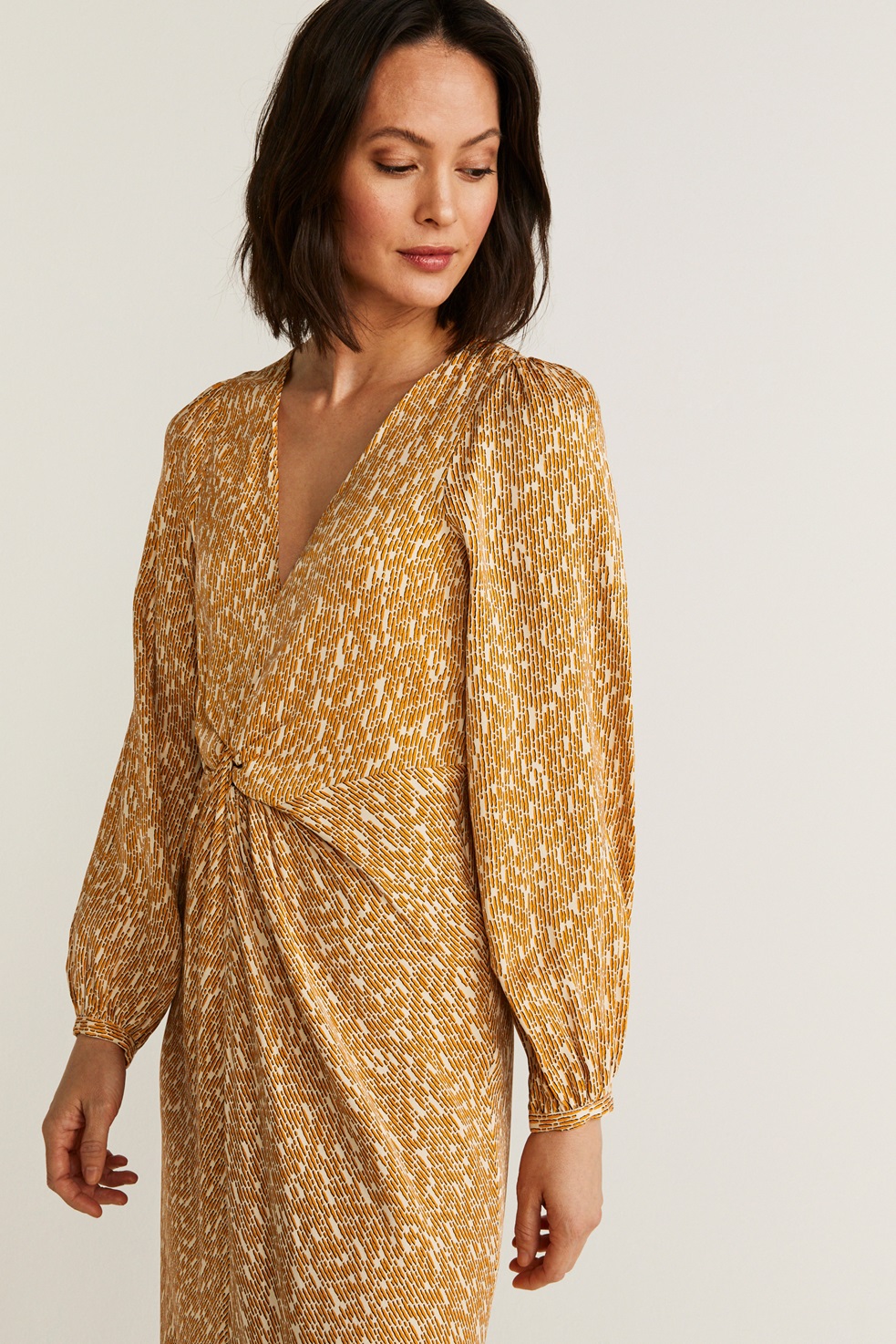 Second Female Rattan Dress Apricot | MQ Marqet