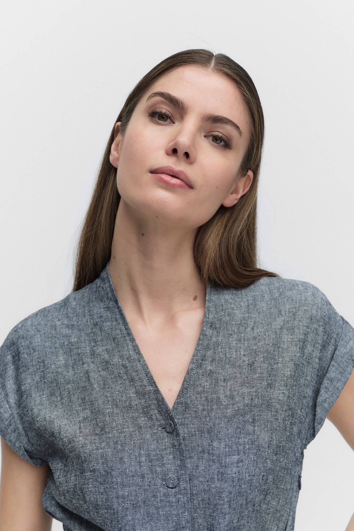 InWear Rimoneiw Dress Marine Blue Mel | MQ Marqet