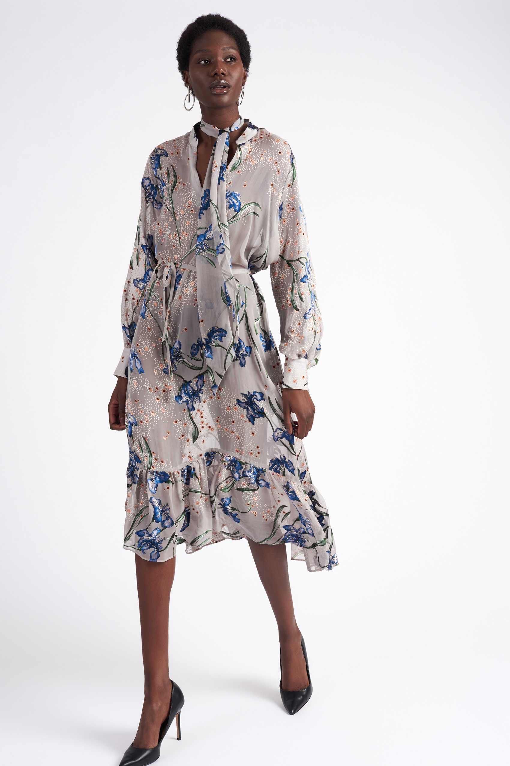 Second Female Amaryllis Dress Brunnera Blue | MQ Marqet