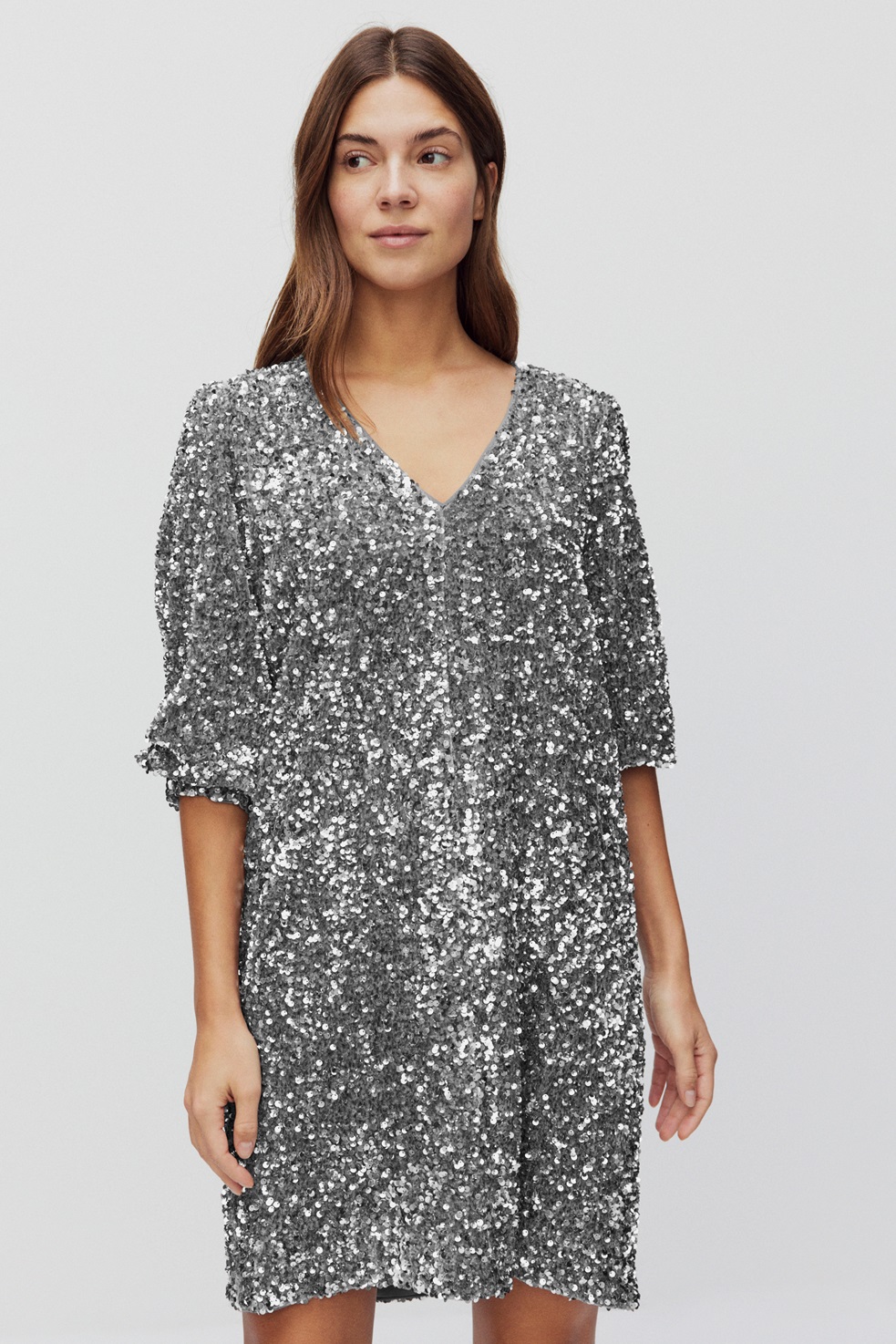 Second Female Winternalia Dress Silver | MQ Marqet