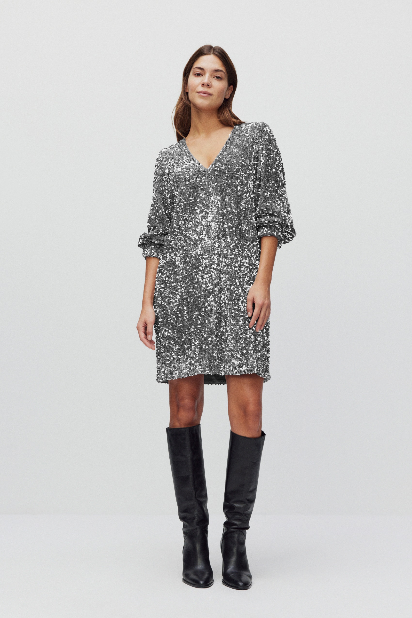 Second Female Winternalia Dress Silver | MQ Marqet