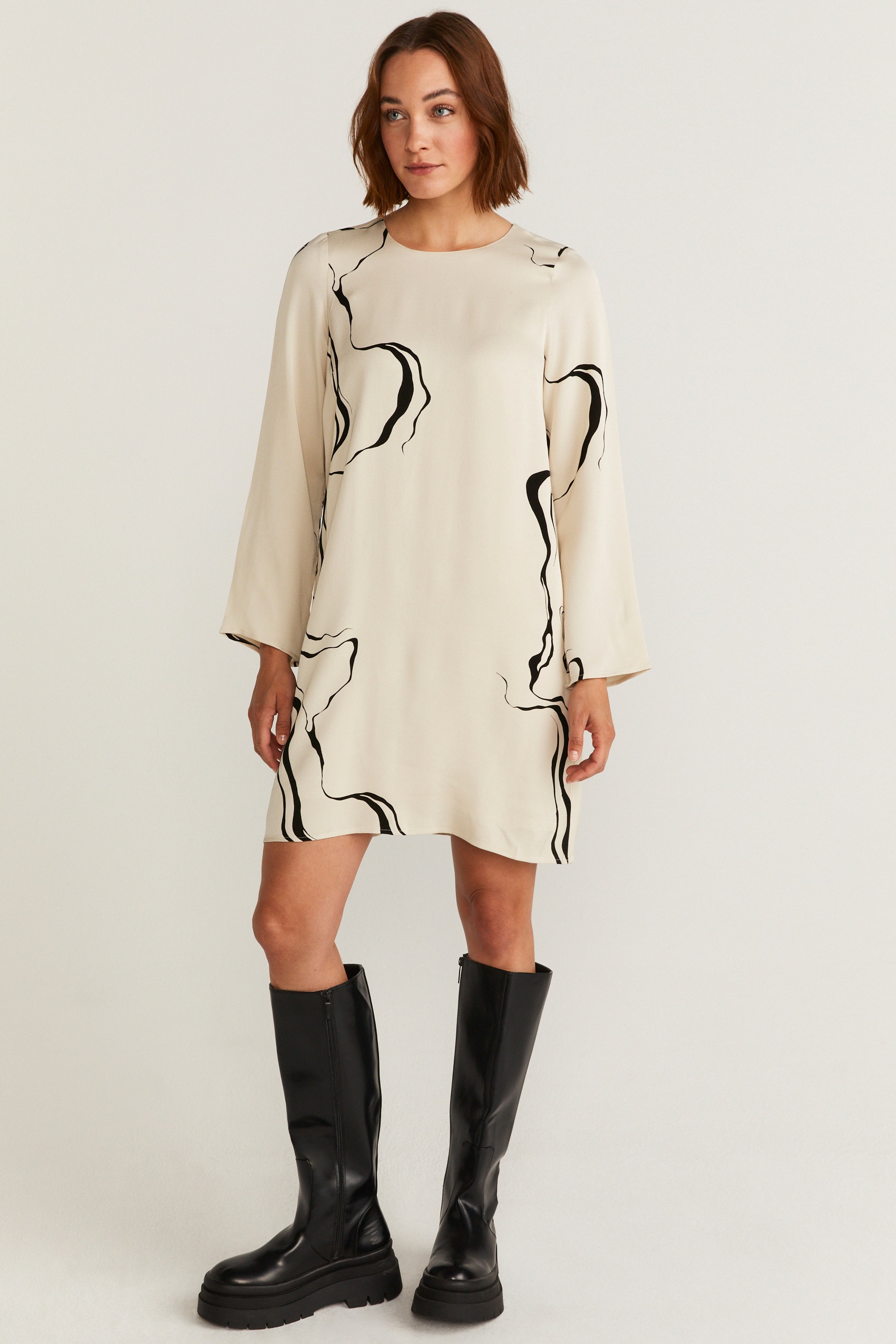 Stockh lm Studio Libby Dress River Print | MQ Marqet