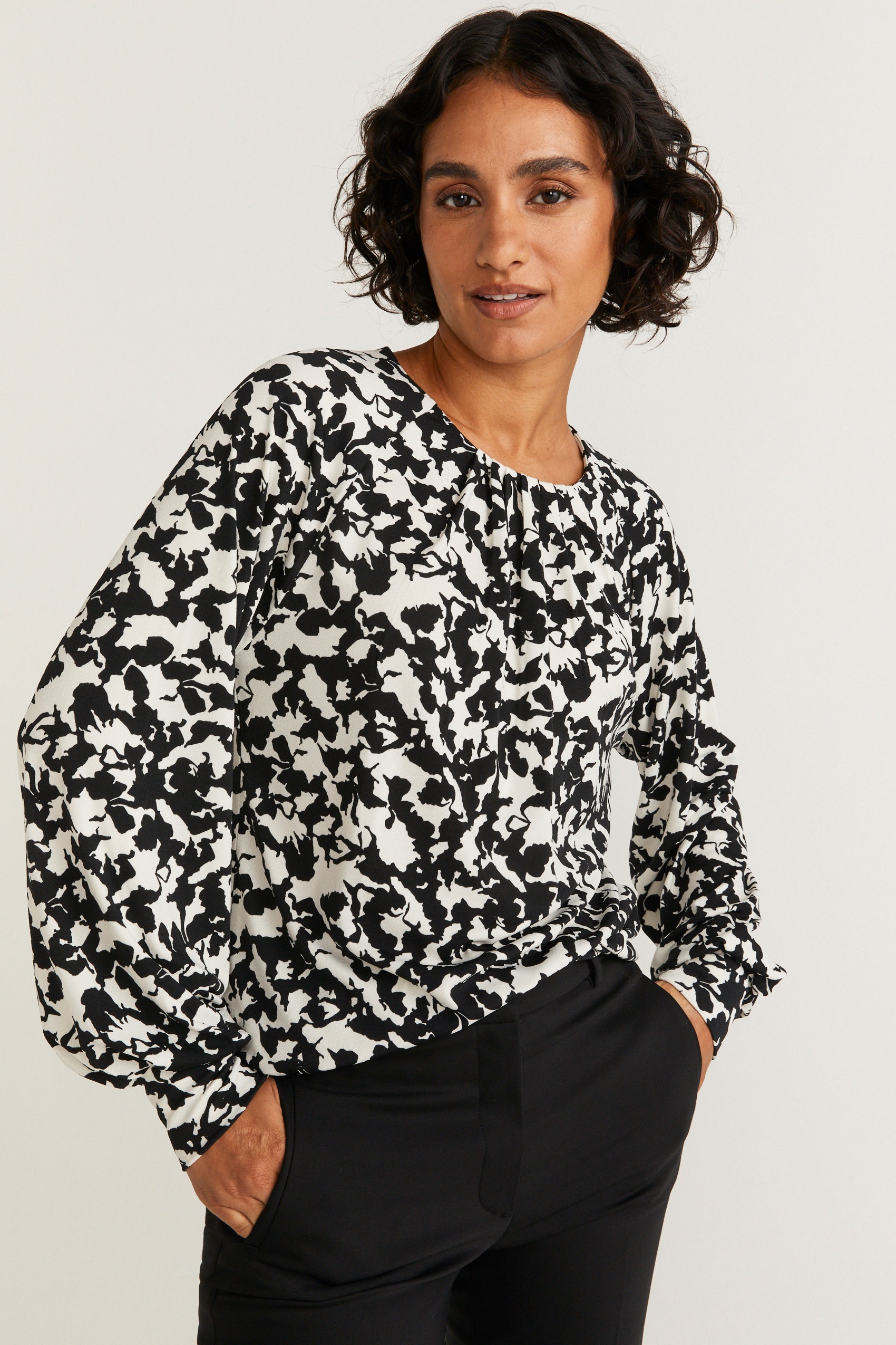 Stockh lm Hilda Top Cloud Print | MQ Marqet