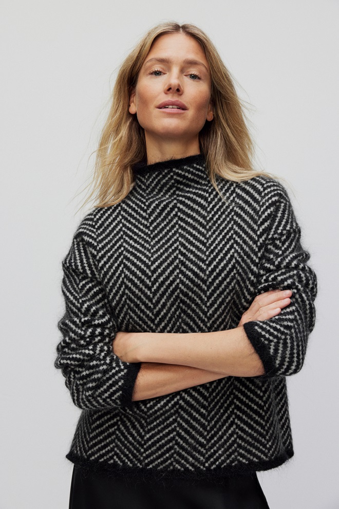 Second Female Brook Knit Cape Oxford Tan | MQ Marqet