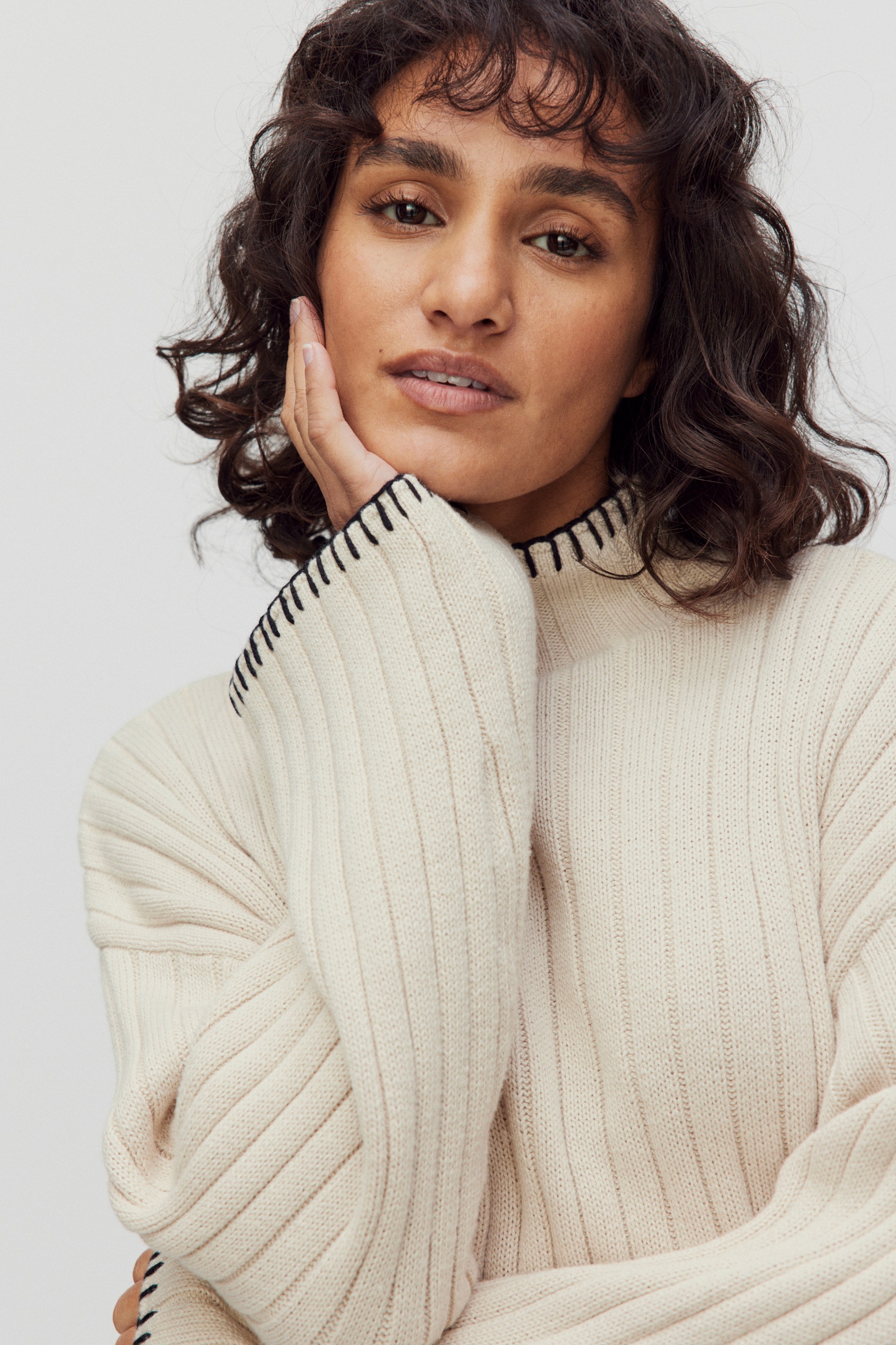 Stockh lm Studio Vittoria Knit Beige | MQ Marqet