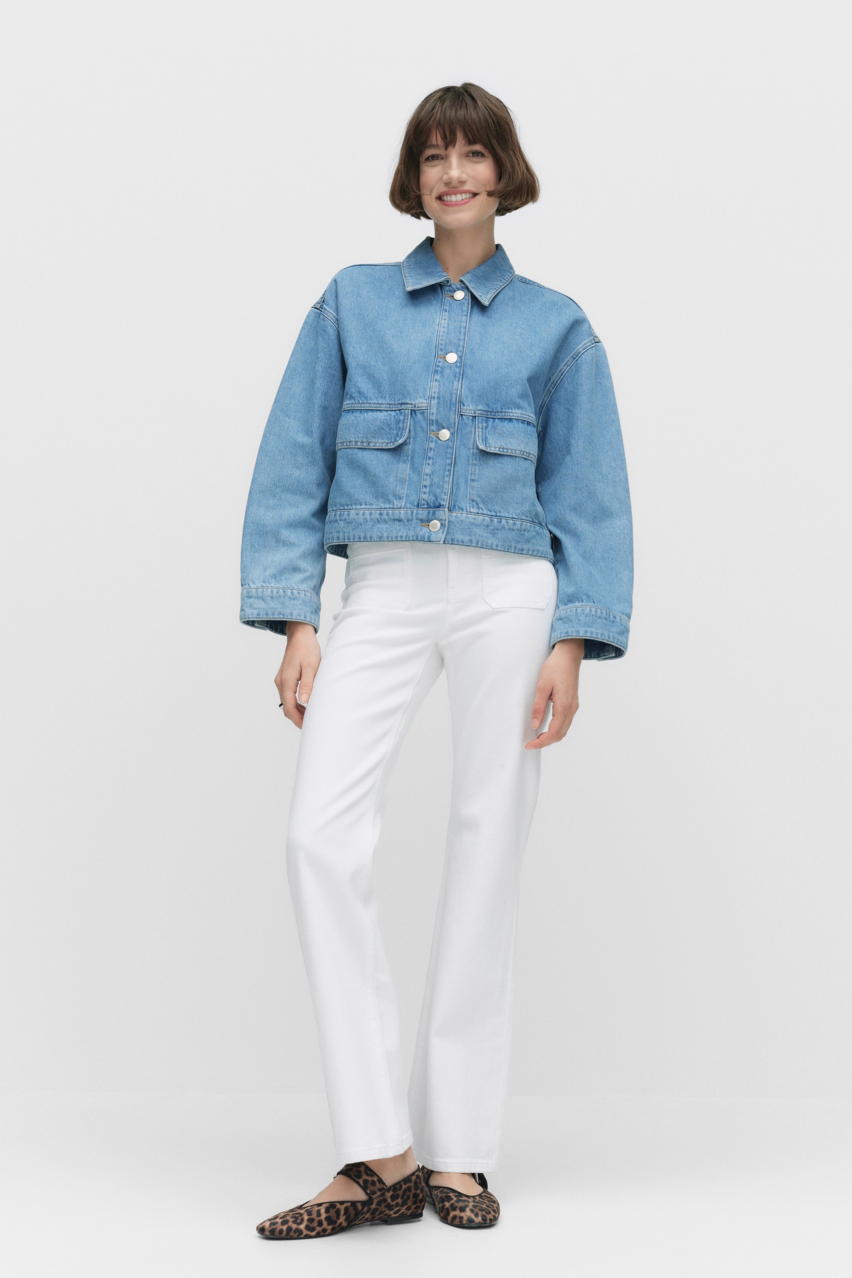 Dobber Gabby Denim Jacket Light Blue Wash | MQ Marqet