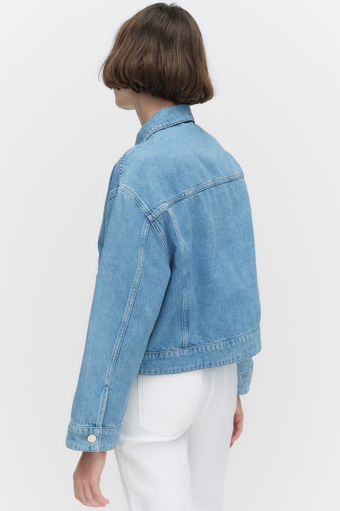 Dobber Gabby Denim Jacket Light Blue Wash | MQ Marqet