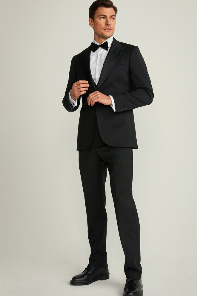 Bläck Black Tie Shirt White | MQ Marqet