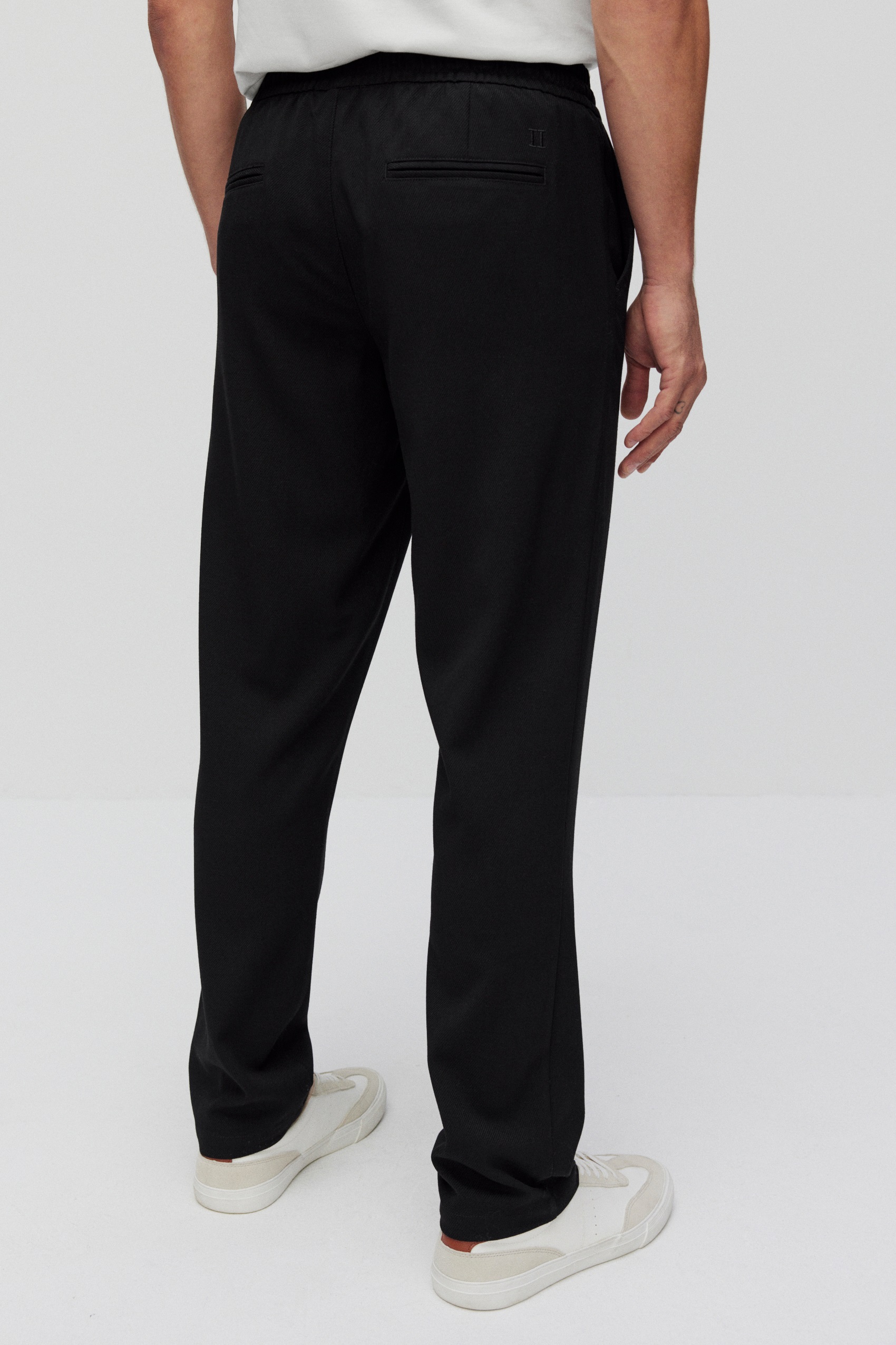 LES DEUX Patrick Melange Pant Black | MQ Marqet