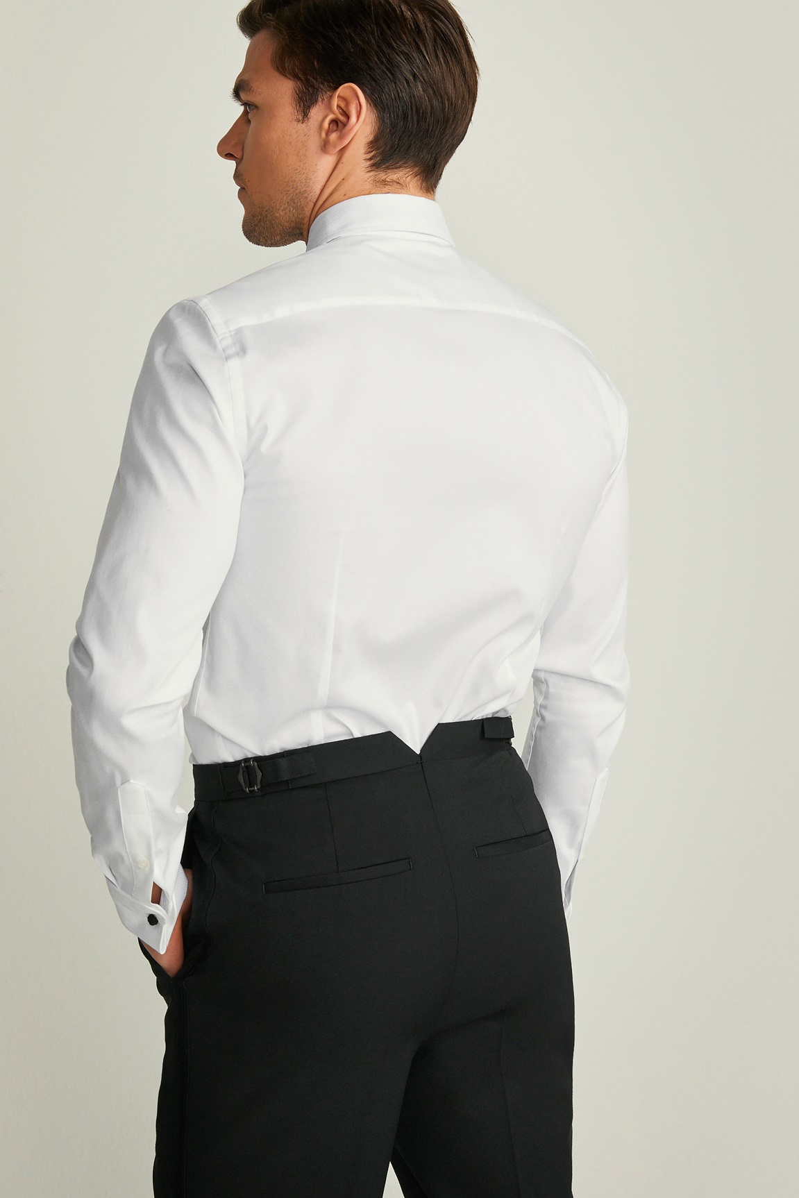 Bläck Black Tie Shirt White | MQ Marqet