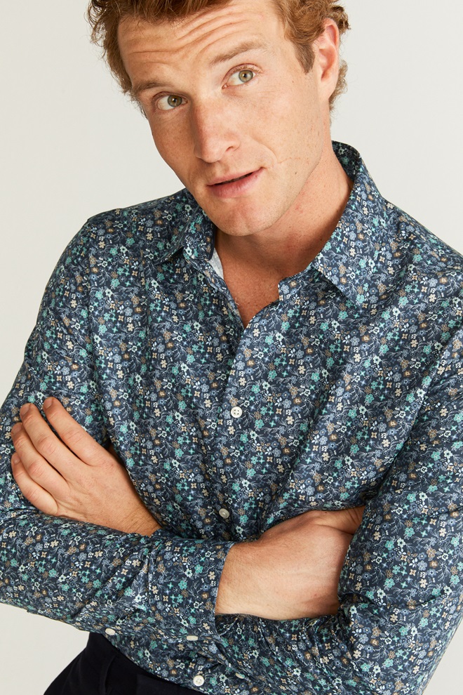 Bläck Leon Check Shirt Lt Blue Check | MQ Marqet