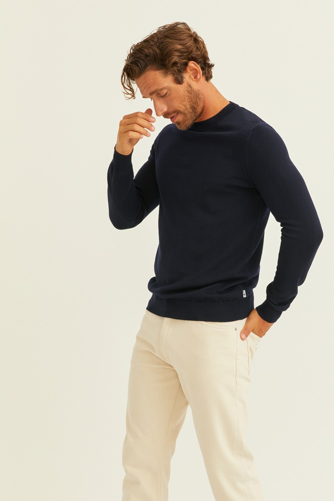 Bläck George Slacks Dark Grey Mel | MQ Marqet